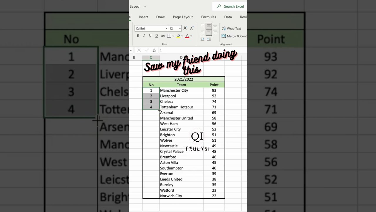shorts Excel Tips How To Create A Numbered List In Excel YouTube shorts Excel Tips How To Create A Numbered List In Excel YouTube