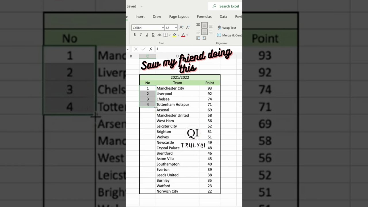 shorts Excel Tips How To Create A Numbered List In Excel YouTube shorts Excel Tips How To Create A Numbered List In Excel YouTube
