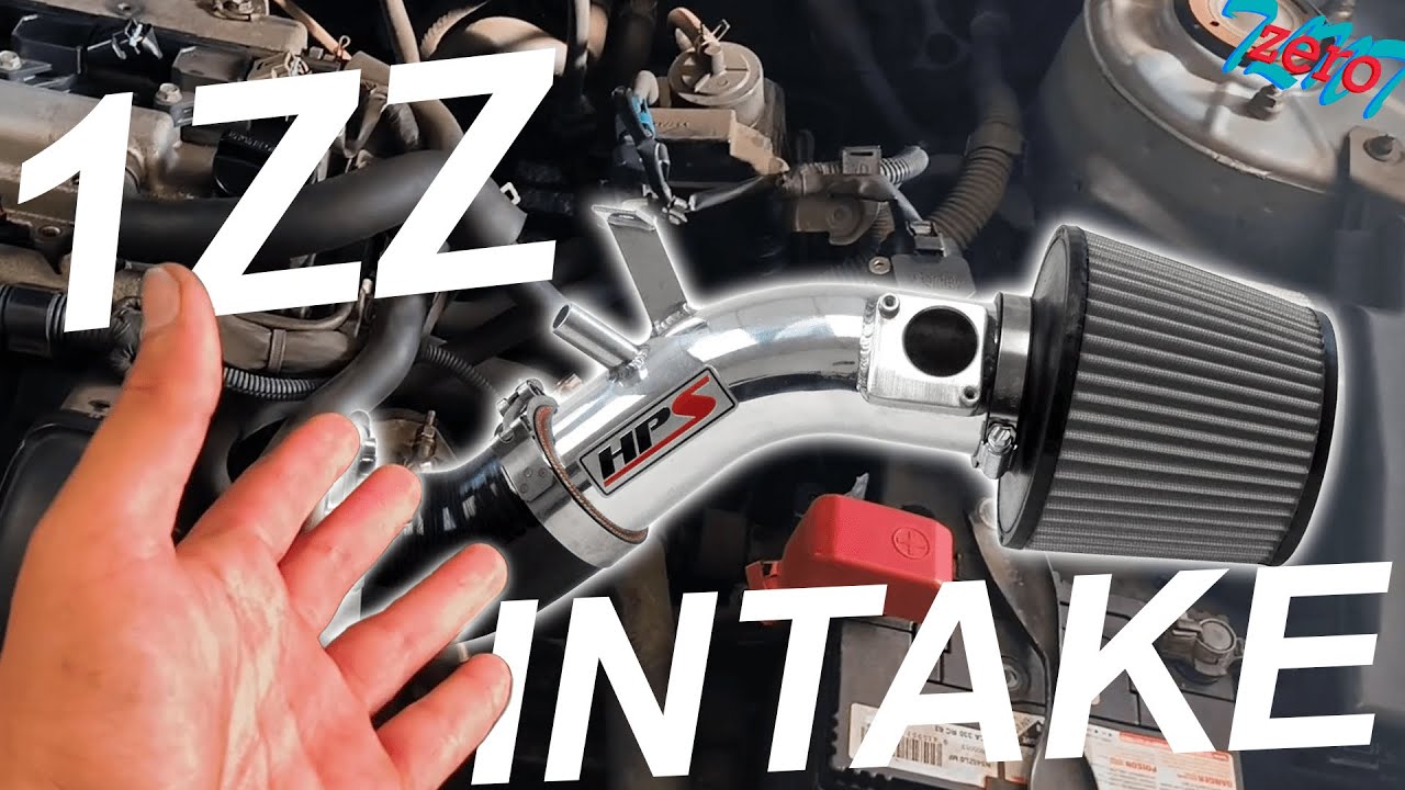 Installing HPS Intake on 1ZZ-FE Corolla - YouTube