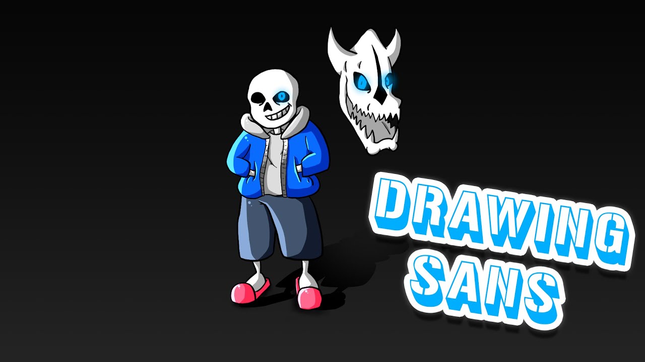Converting My Sans Sketch Into Digital Art「UNDERTALE」 - YouTube