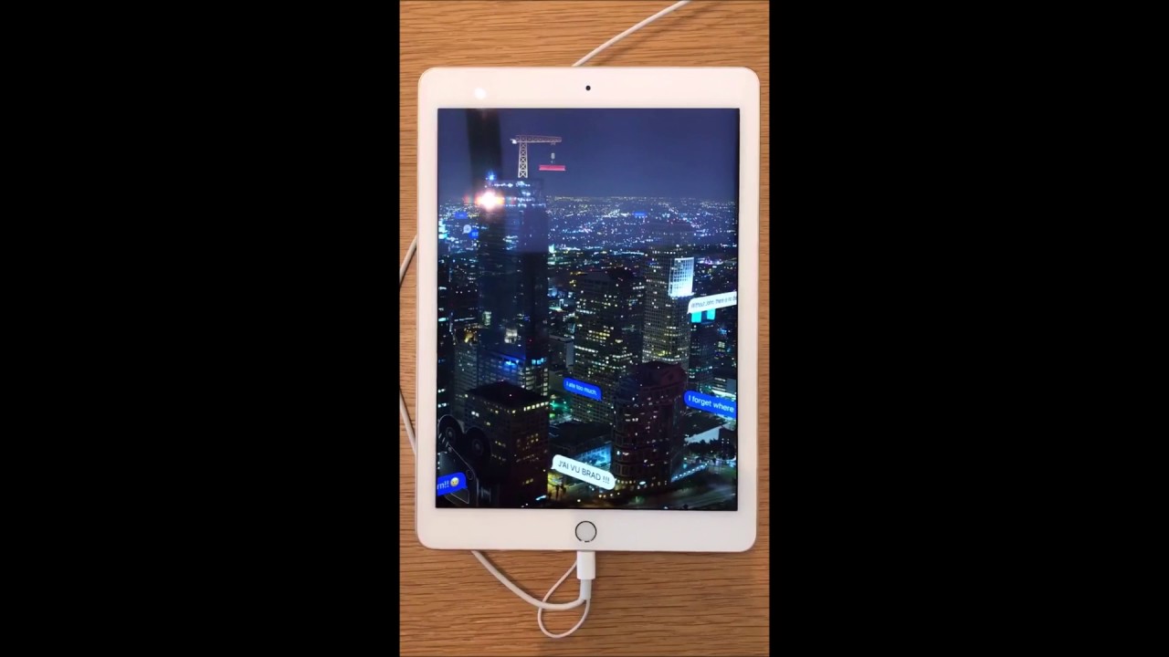 Apple Augmented Reality Demo seen in Apple Store - YouTube