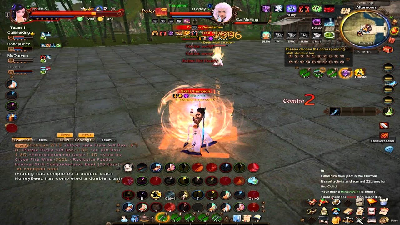 Age Of Wushu- Surprise visit to Deity Base - YouTube