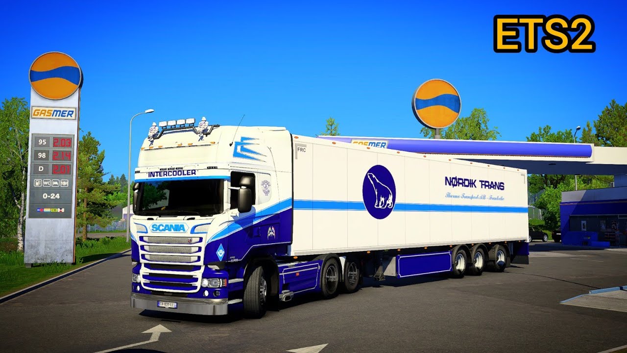 ETS2 Helsinki To Tampere 227Km Delivery Controller Gameplay - YouTube