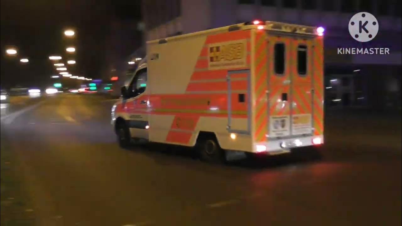 RTW+NEF ASB Kassel auf Einsatzfahrt - YouTube