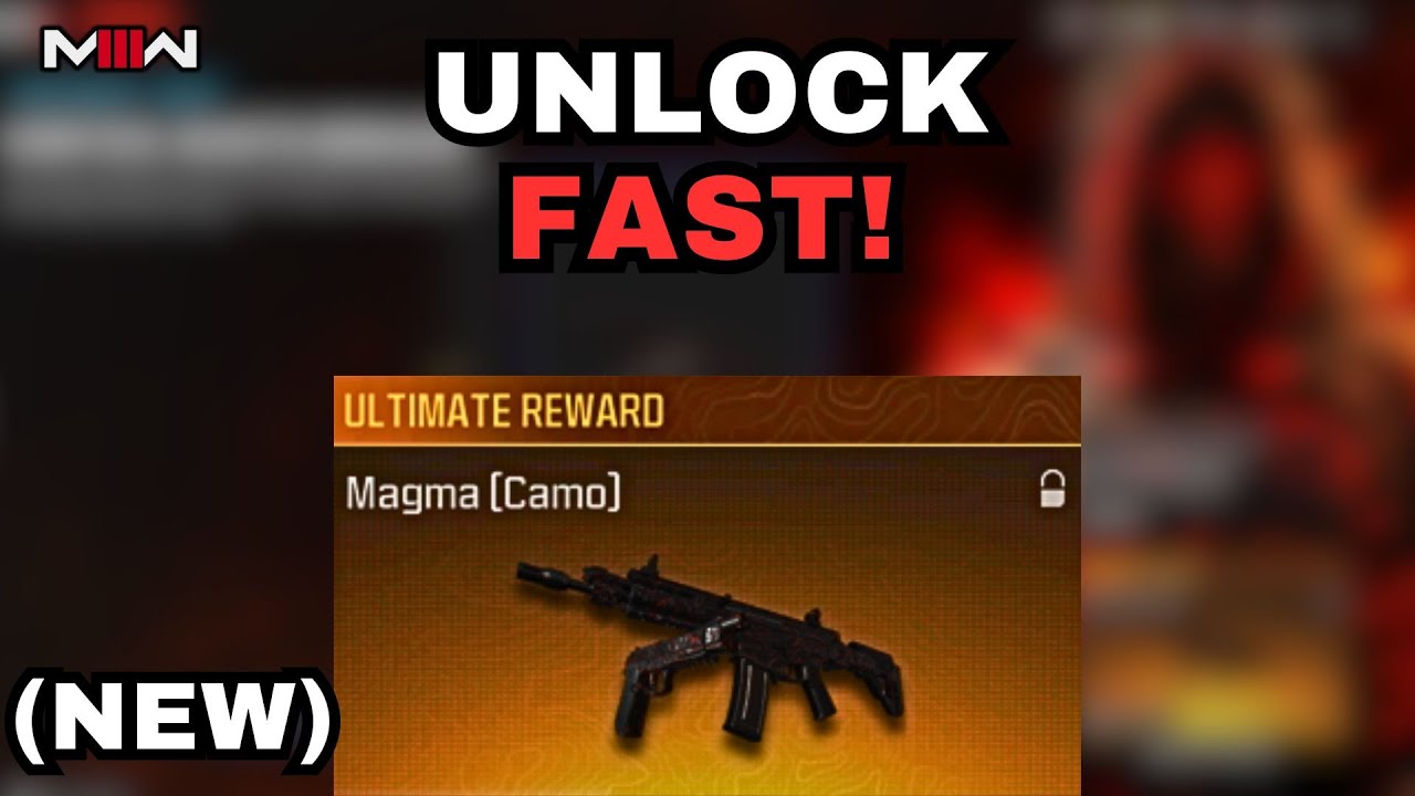 HOW to UNLOCK MAGMA CAMO QUICK.. BEST TIPS! (MW3 Magma Camo Guide ...