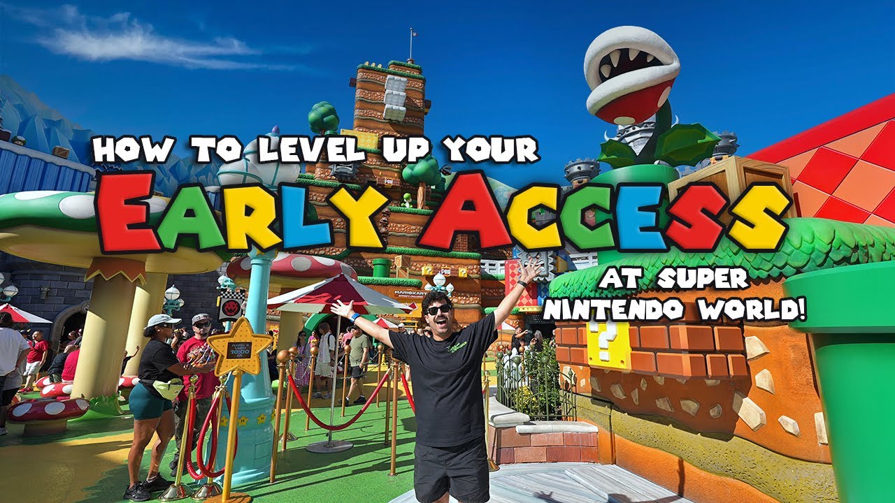 Super Nintendo World EARLY ACCESS Guide! Universal Studios Hollywood ...