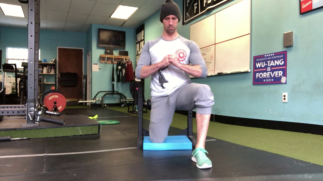 TonyGentilcore.com - Half Kneeling Hip Flexor Stretch with Hip IR/ER ...