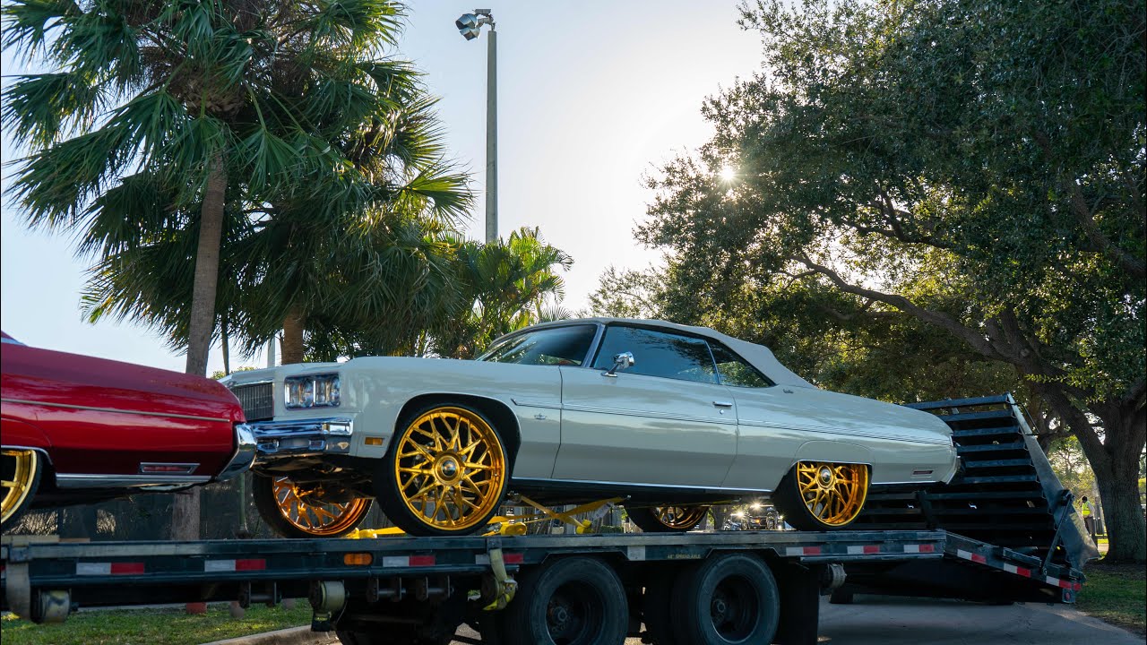 GMC DUALLY ON 30S , FORD DUALLY ON 30S AND BACK TO BACK DONKS ON 26S (1 ...