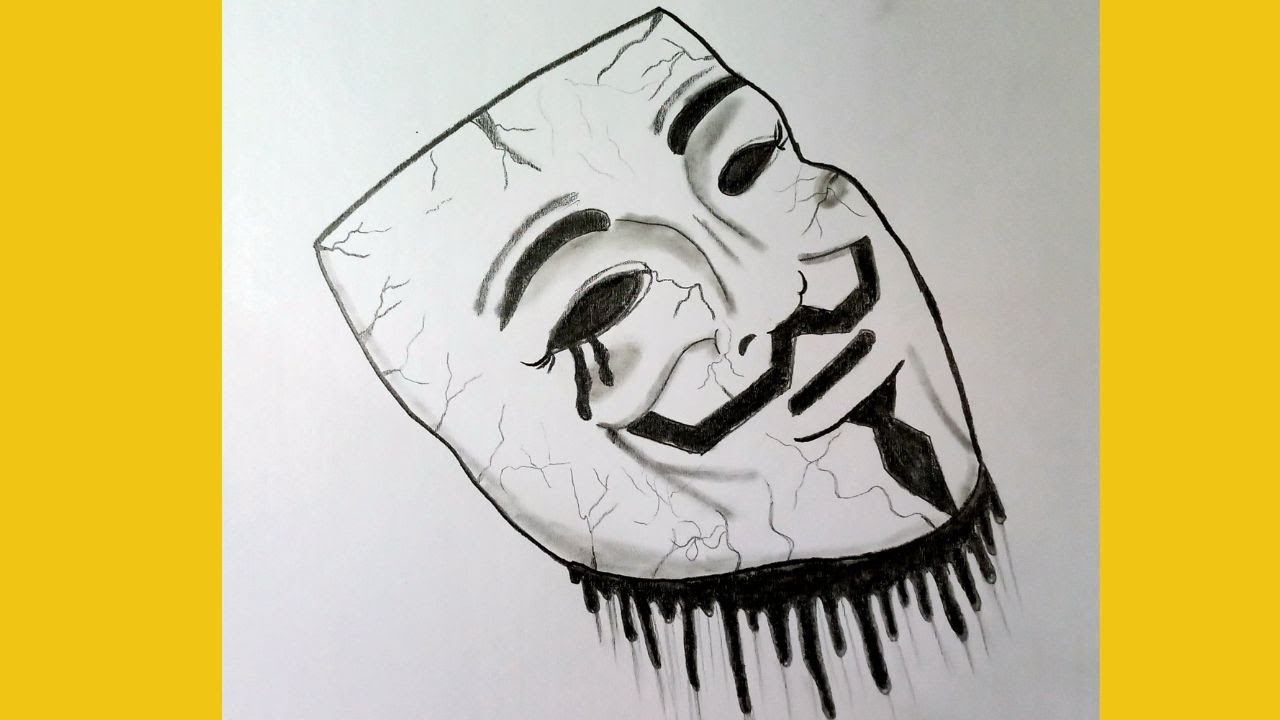 How to Draw V for Vendetta | game master drawing from project Zorgo ...