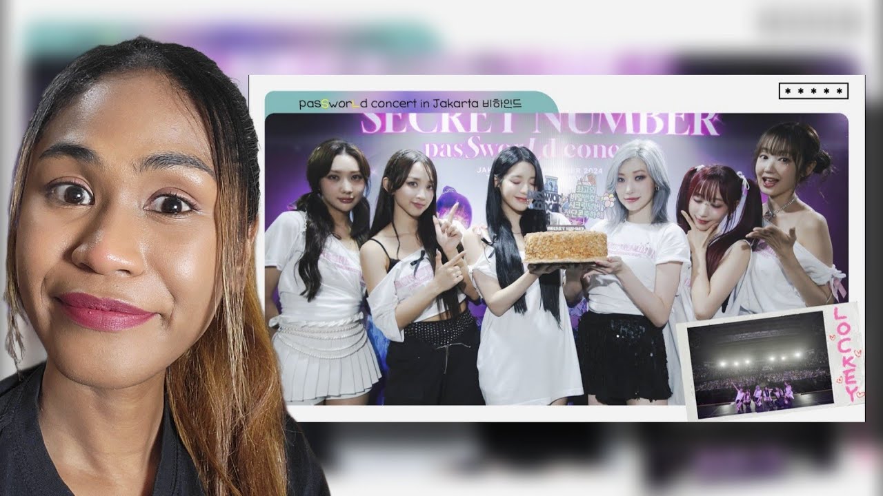 SECRET NUMBER pasSworLd concert in Jakarta Behind | Reaction - YouTube