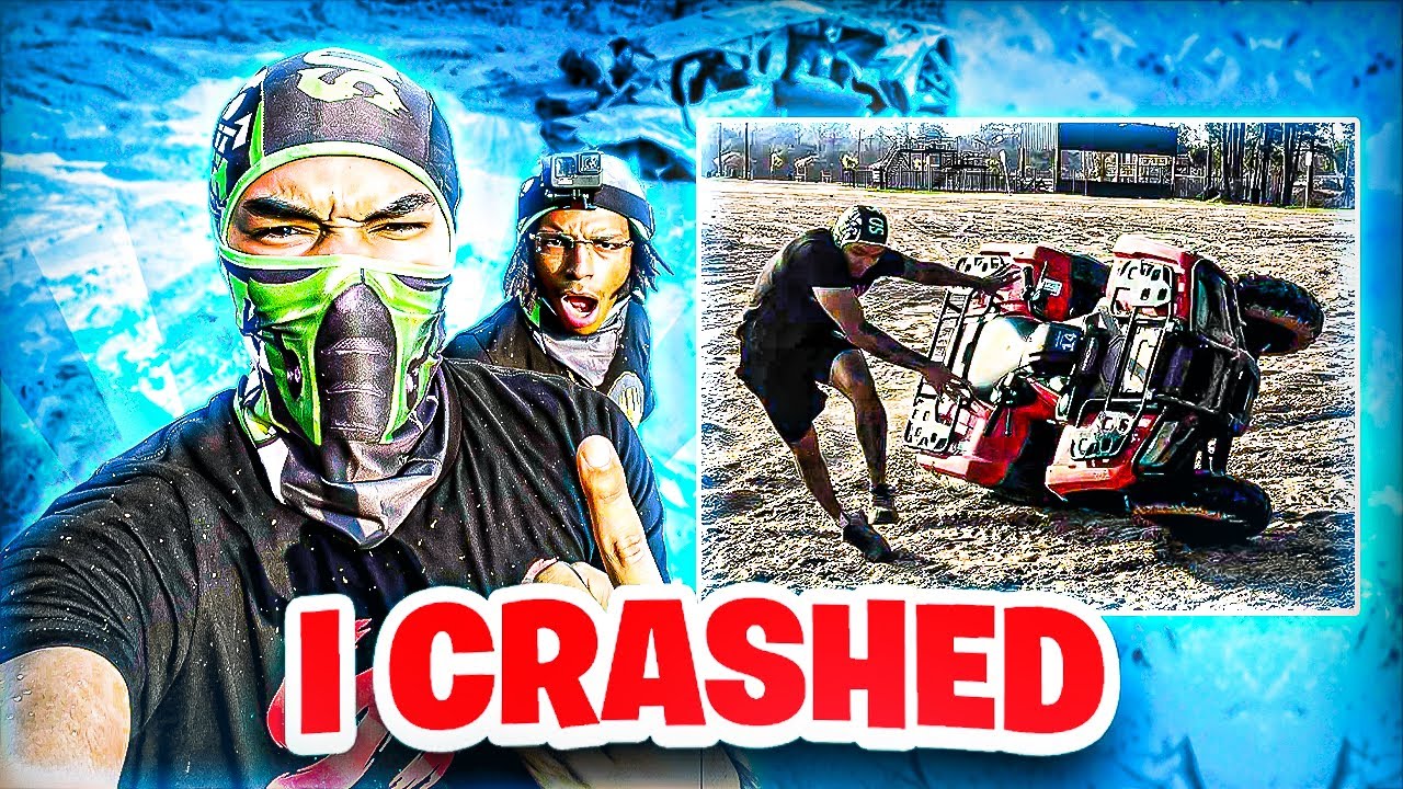 I CRASHED the 4 WHEELER! *ATV Ride Gone Wrong* - YouTube