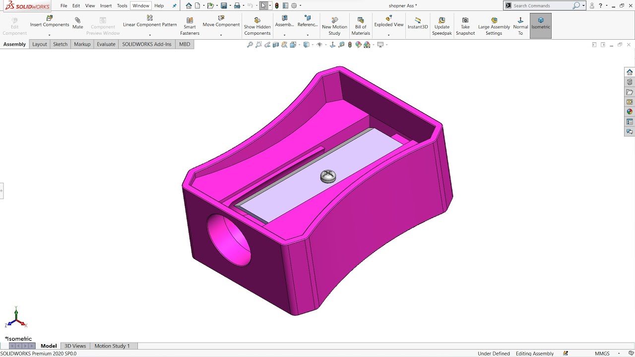 How to design Shopner in Solidworks#part2 #shopner # Assemble all parts ...