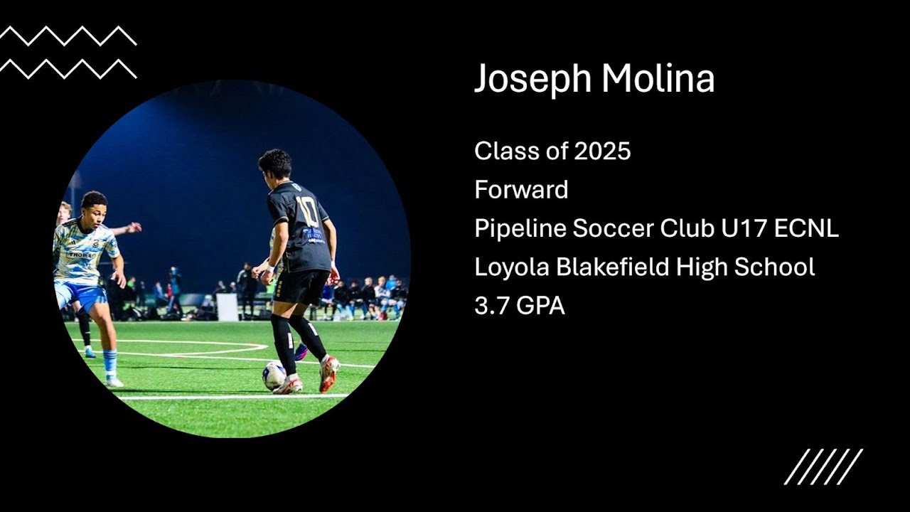 Joseph Molina 2024 Soccer Highlights (Contact Info in description ...