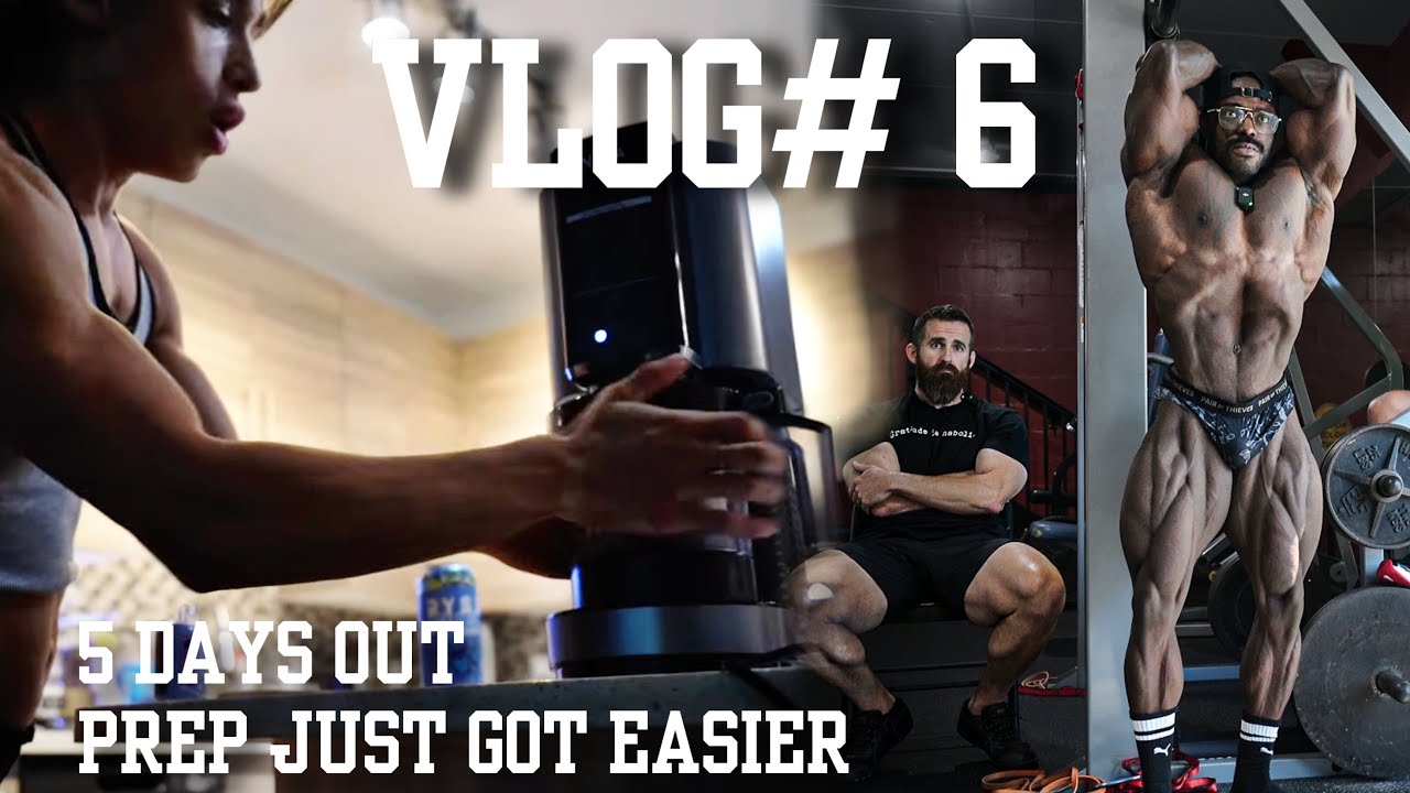 Vlog #6 | How to Structure Your Last Workout Before A Show | Physique Update w ...
