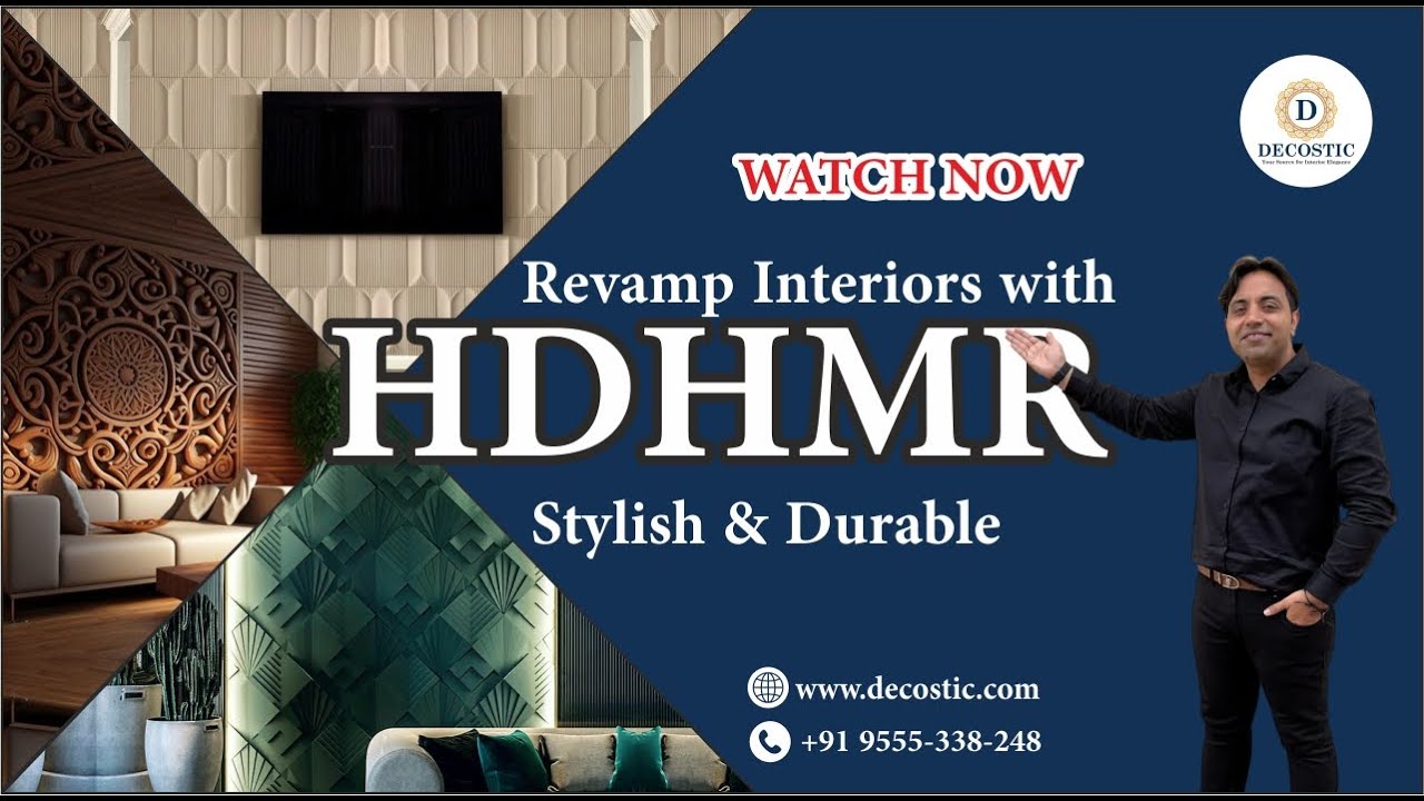 Stunning HDHMR Products: Door, 3D Jali, Wall Mural & Fluted Louver ...