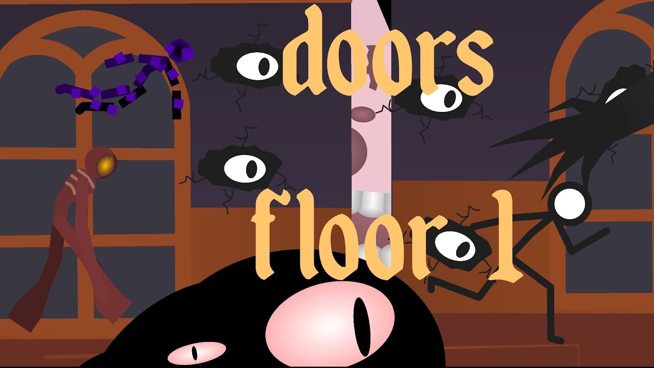 Doors Floor one vs StickMan stick nodes animation - YouTube
