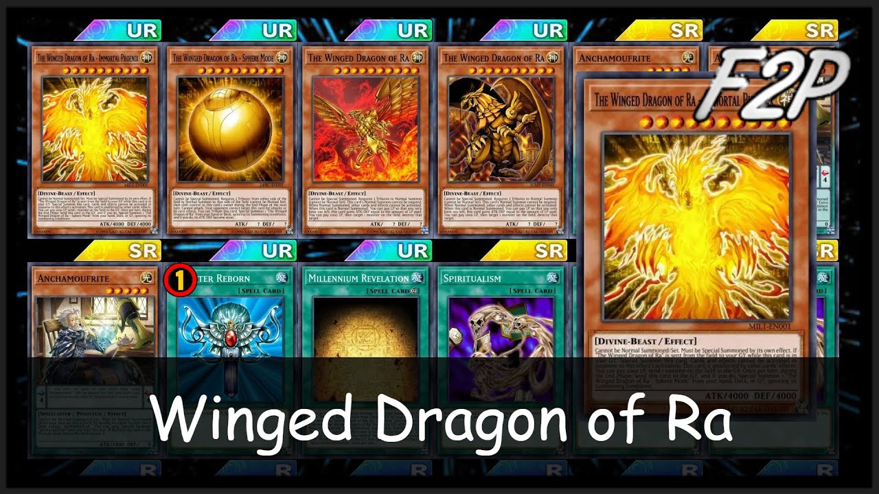 WINGED DRAGON OF RA - F2P/P2W Deck Analysis & Testing [Yu-Gi-Oh! Duel ...