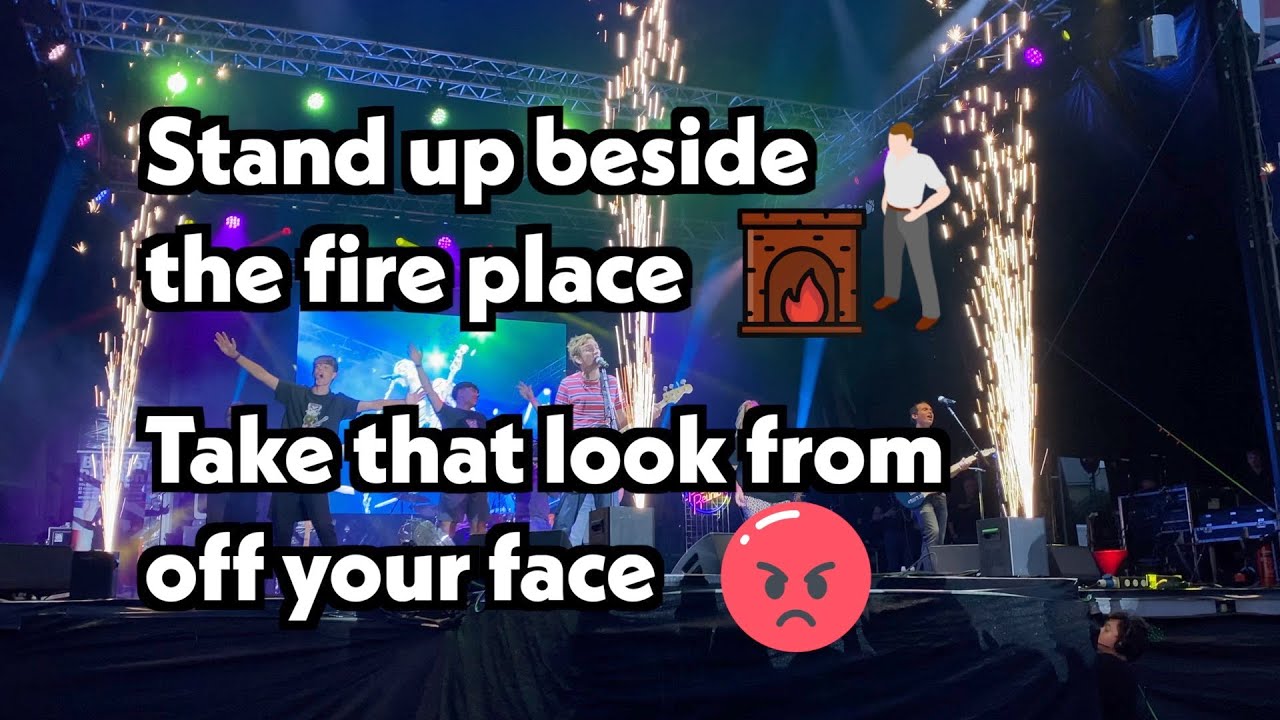 Stand up beside the fire place Take that look from off your face (RAF ...