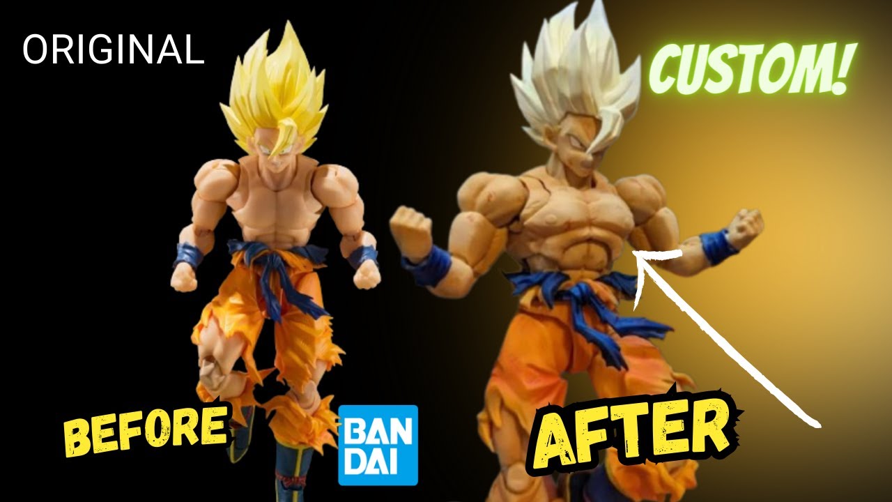 DRAGON BALL Z / Goku Legendary Super Saiyan Sh Figuarts Custom - IT'S ...