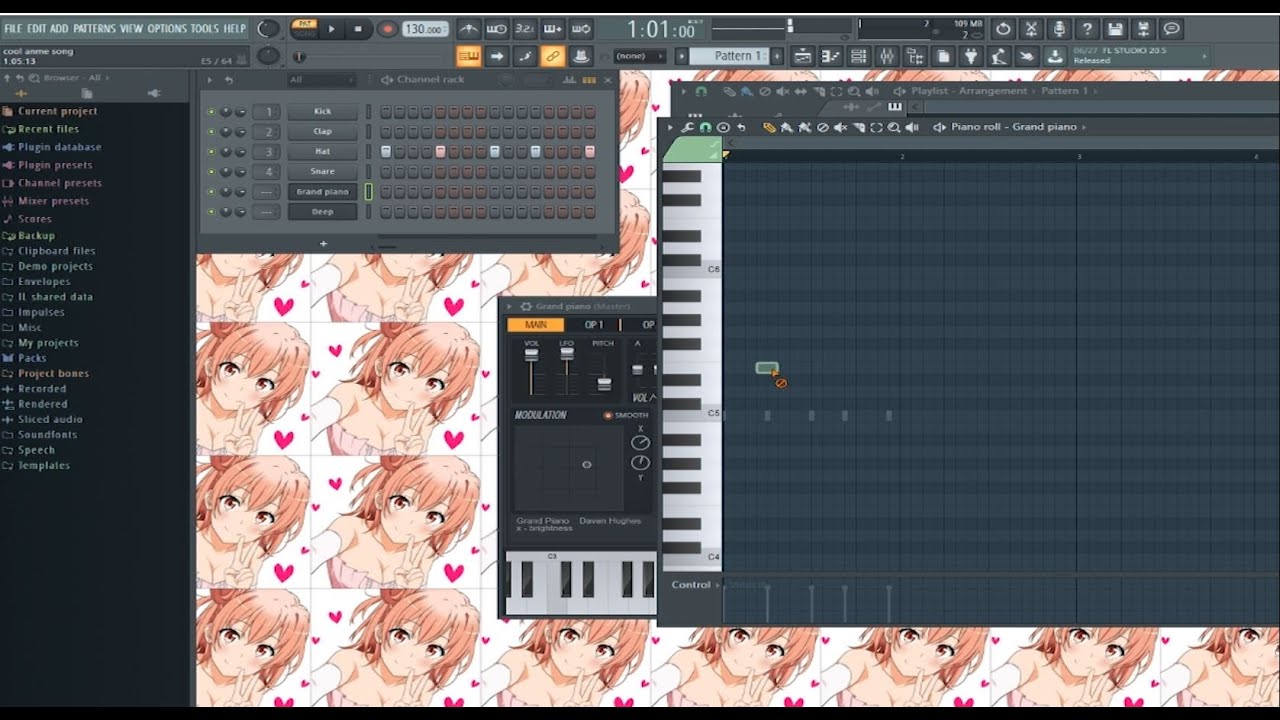 ANIME MUSIC TUTORIAL ! - HOW TO MAKE ANIME MUSIC WITH FL STUDIO - YouTube