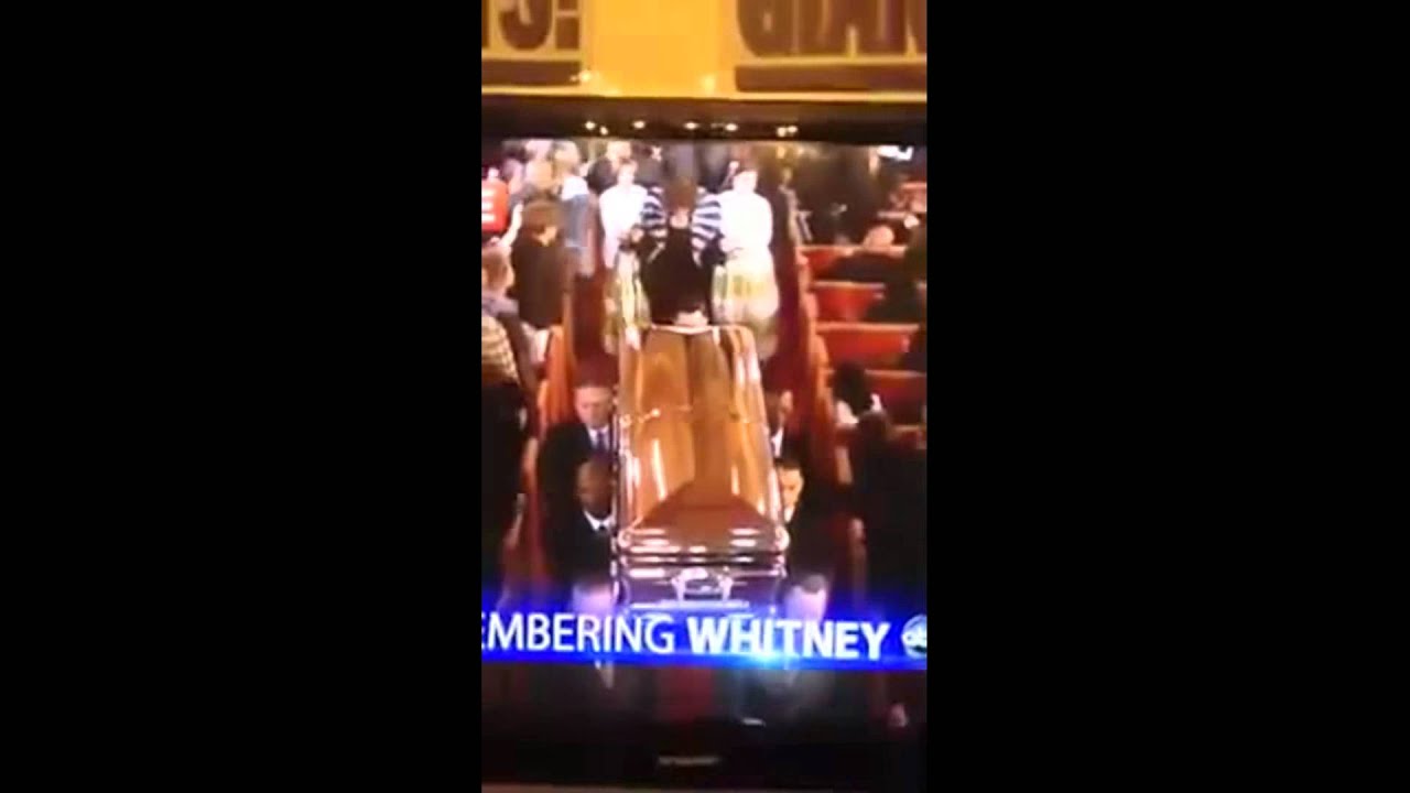 Ray J Crying At Whitney Houstons Funeral - YouTube