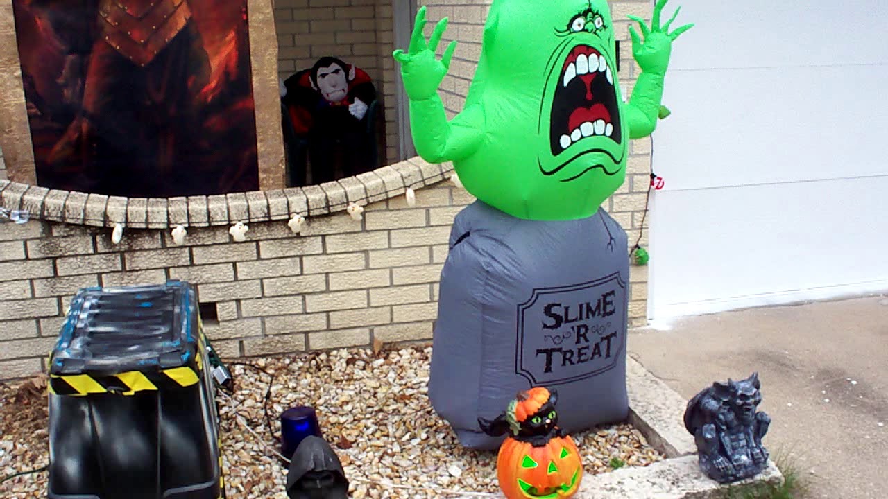 Ghostbusters Halloween Display 2018 - YouTube