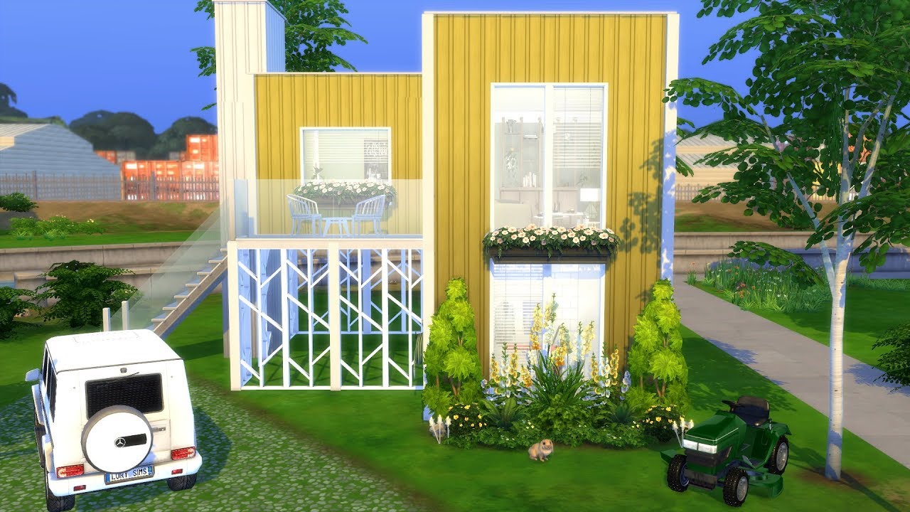 The Sims 4: Speed Build // CONTAINER HOUSE - YouTube