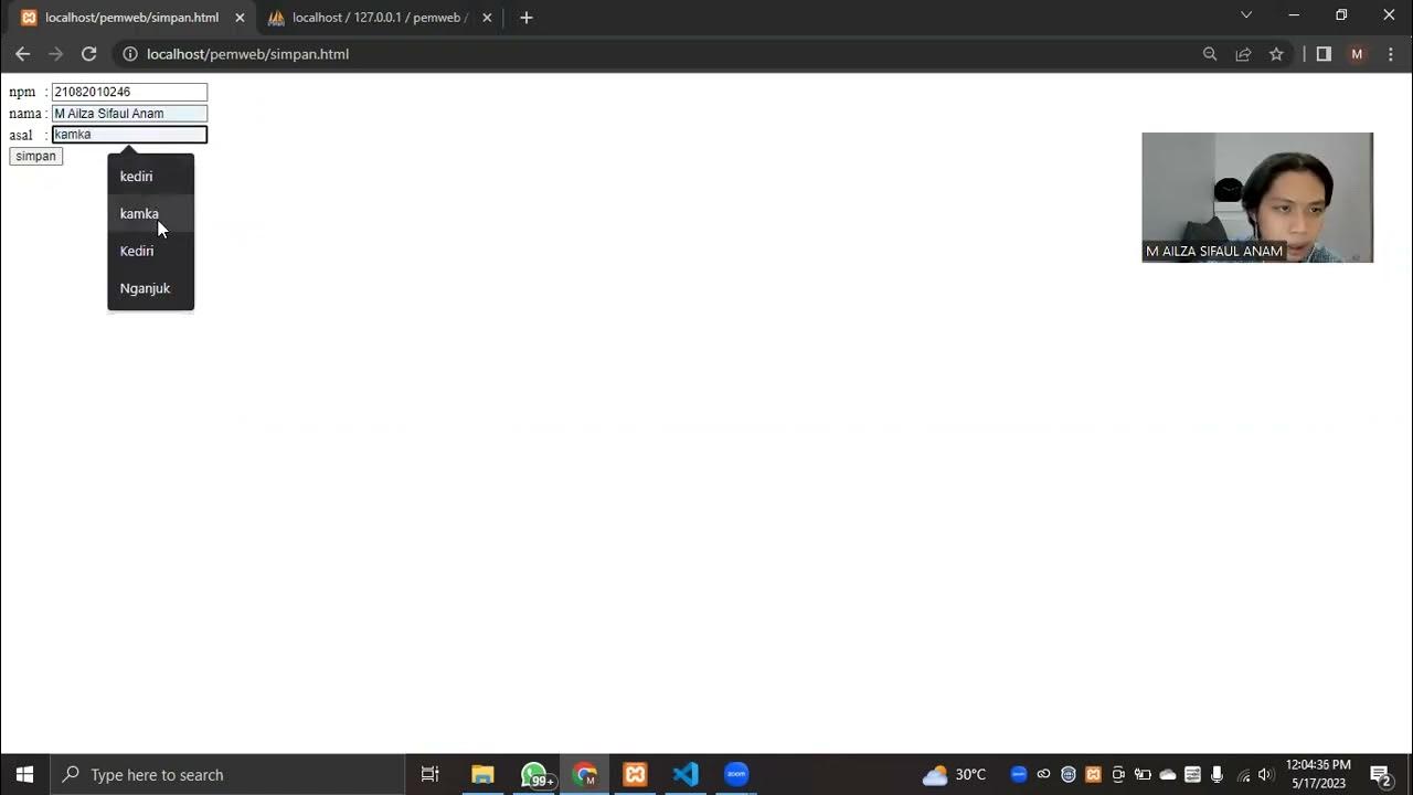 DEMO PEMROGRAMAN WEB - YouTube