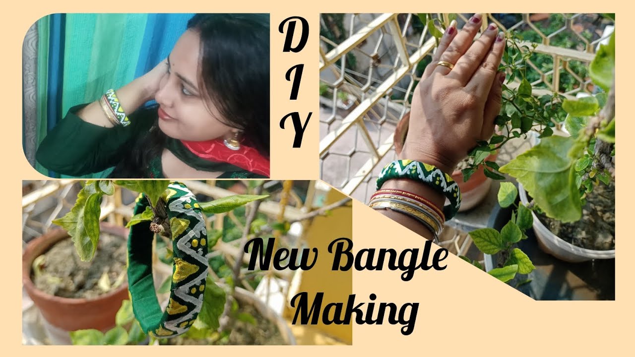 DIY NEW BANGLE MAKING ||HOW TO REUSE OLD BANGLE@CrafterAditi ...