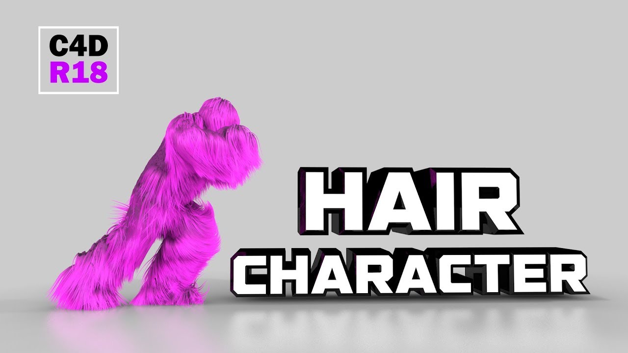 C4D Hair With Animation Character Tutorial || Cinema 4D || PFX - YouTube