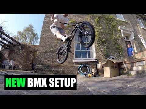 NEW ALL BLACK BMX BIKE SET UP - YouTube