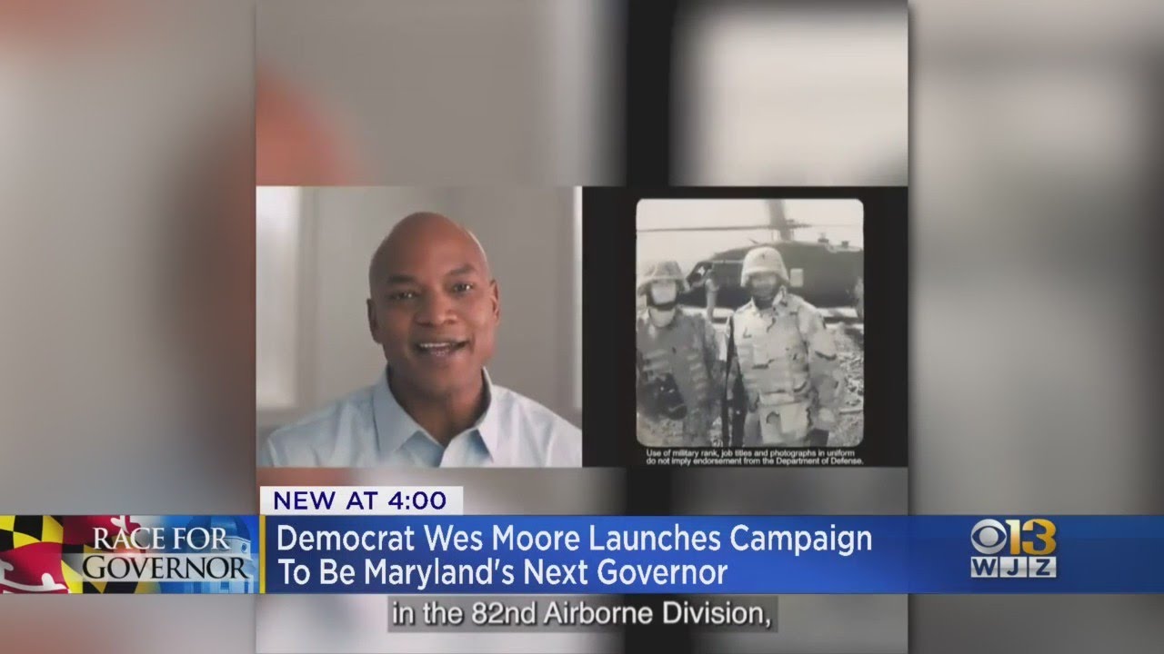 Race For Governor: Wes Moore Launches Campaign - YouTube
