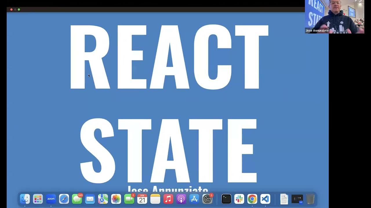 Managing Component State in React.js with useState() - YouTube