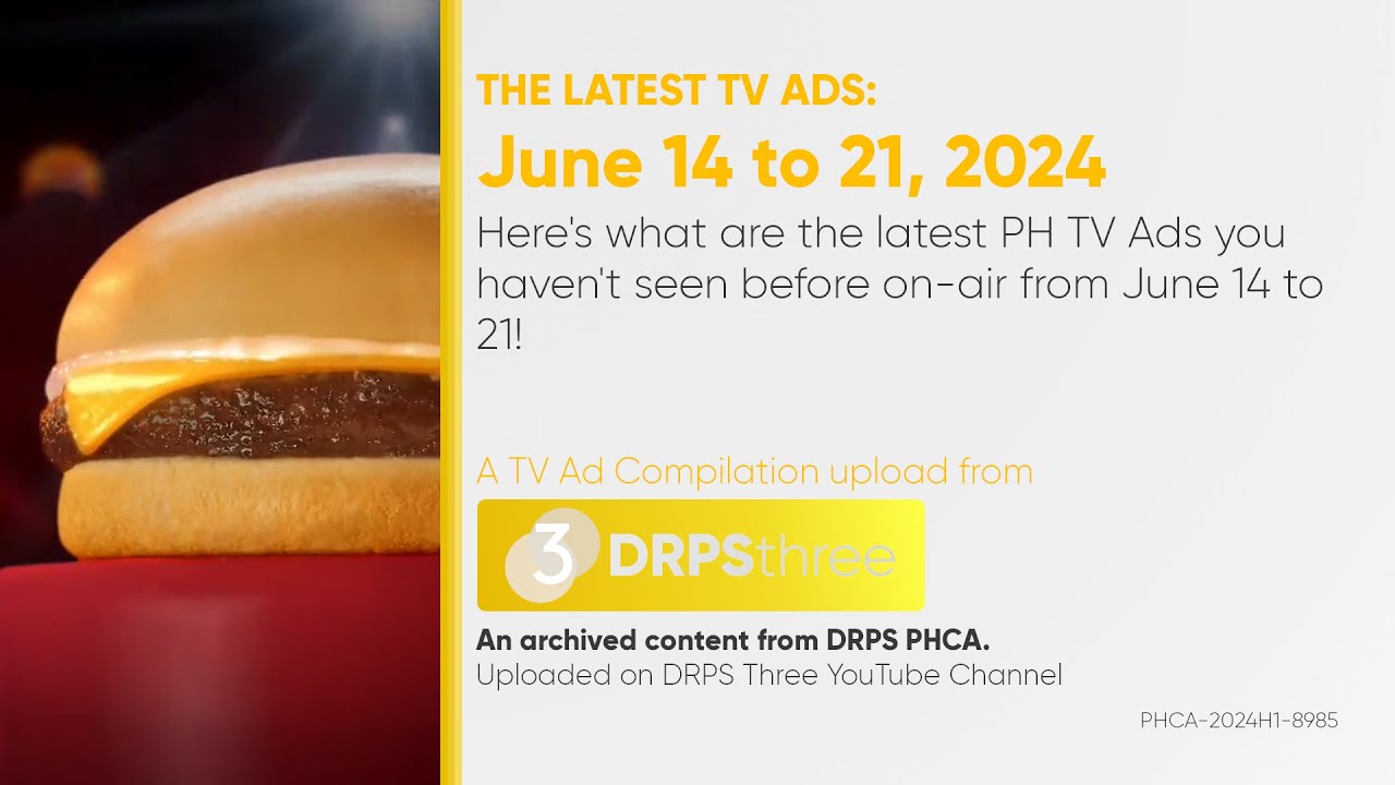 The Latest TV Ads: June 14 to 21, 2024 | DRPS Three TV Ad Compilations ...