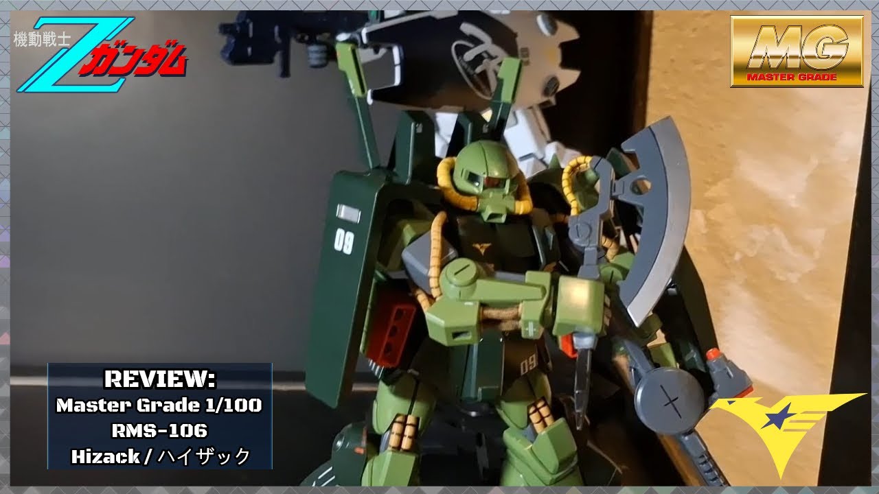 Master Grade 1/100 RMS-106 Hizack Review | The Titans' Chonky Zaku ...