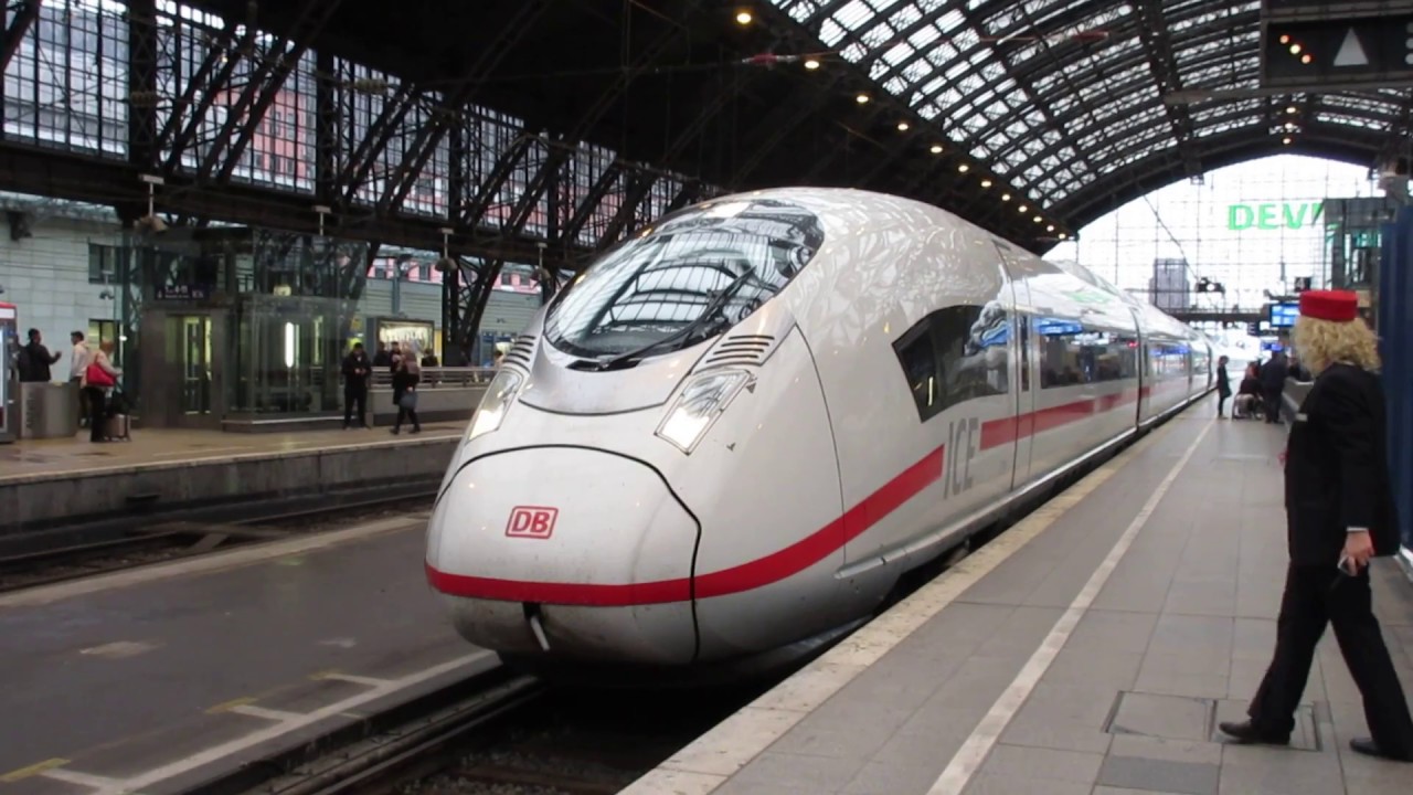 ICE 911 for Frankfurt Main Hauptbahnhof at Köln Hauptbahnhof - YouTube