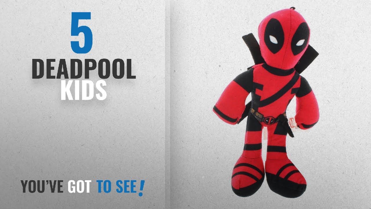 Top 10 Deadpool Kids [2018]: Deadpool 9" Plush - YouTube
