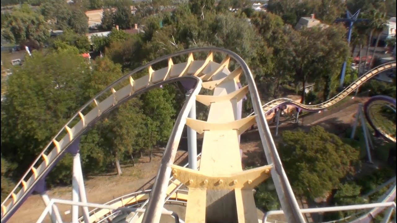 Vortex Stand Up Roller Coaster POV California's Great America - YouTube