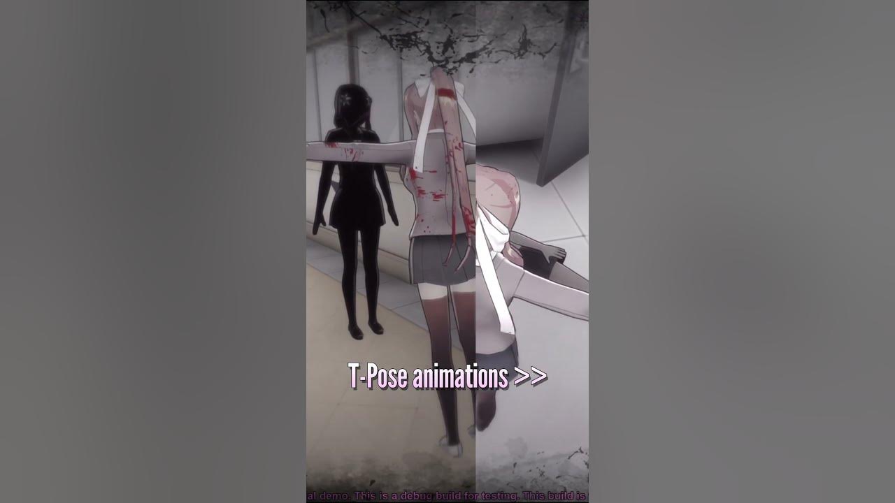 (Mod used: T-Posing Mod!) | Yandere Simulator #yanderesimulator #yanderedev #fyp #shorts - YouTube