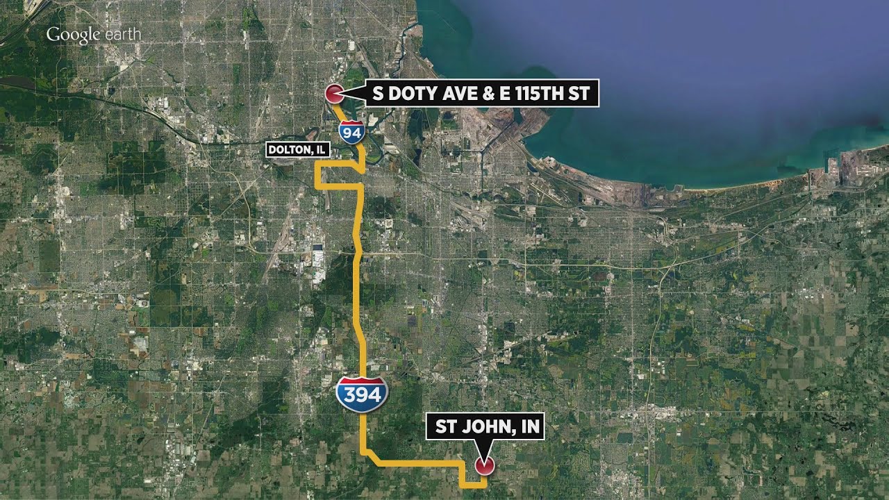 Wild police chase spans 2 states, ends in Chicago - YouTube