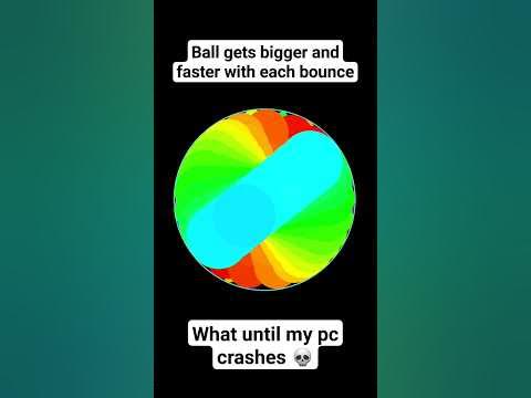BALL GETS BIGGER AND FASTER WITH EACH BOUNCE 💀💀 - YouTube