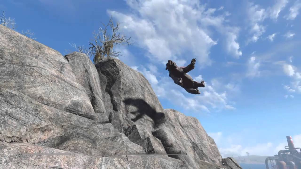 Fallout 4 - Glitches: Spinning and Floating Corpses - YouTube