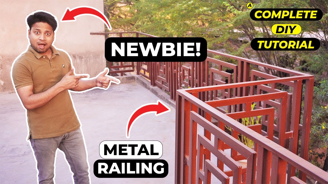 How to make a Metal Railing for Balcony | DIY Tutorial #howto #railing ...