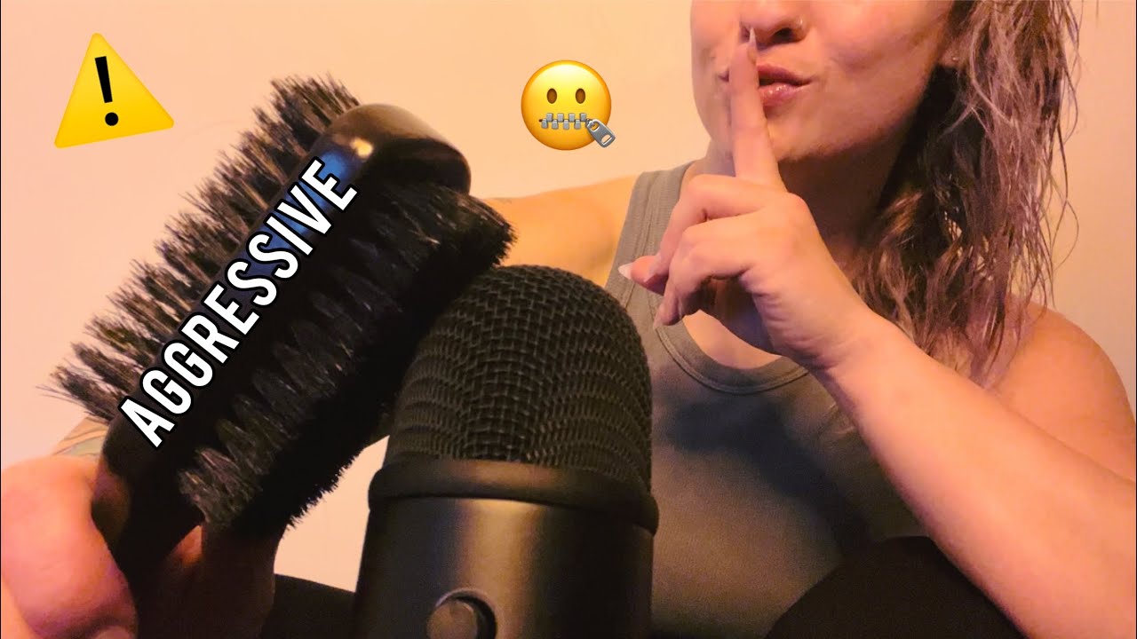 Asmr Fast And Aggressive Mic Triggers No Talking Youtube