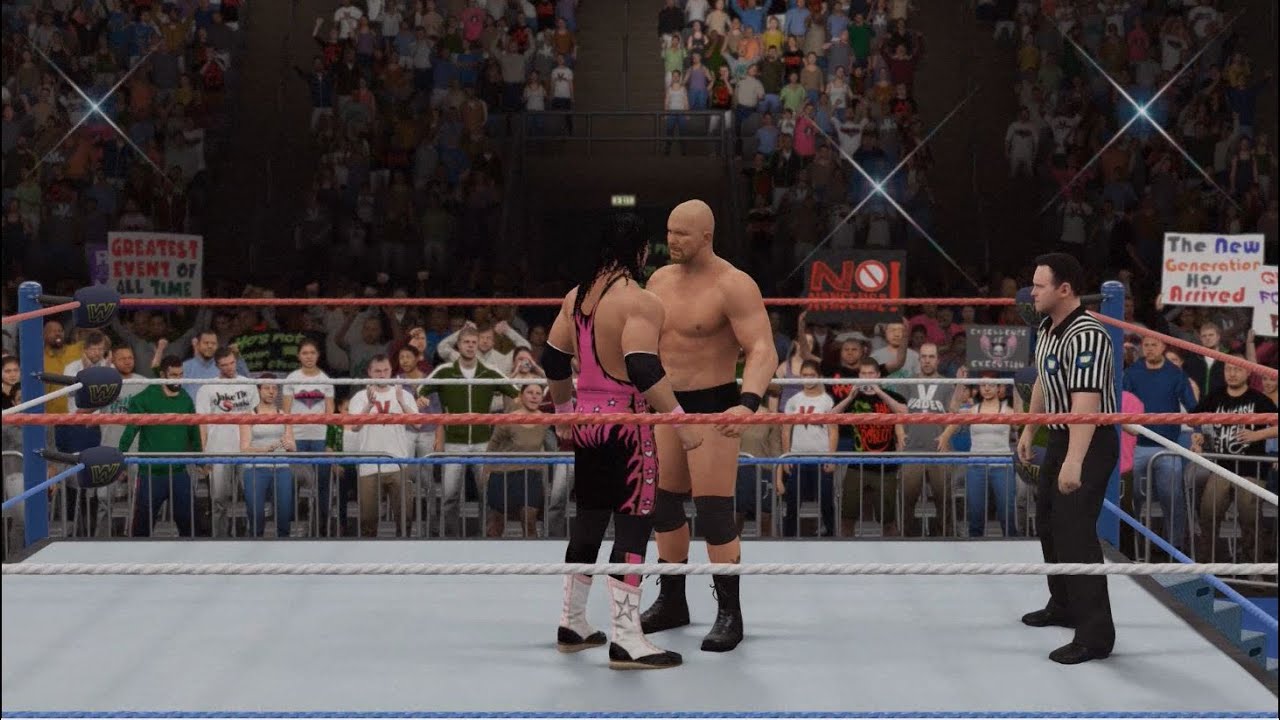 WWE 2k16 - "Stone Cold" Steve Austin vs. Bret Hart: Survivor Series ...
