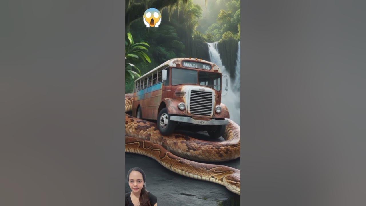 AI Travel Discovery | Python attacking Bus | Amazon Jungle #shorts # ...