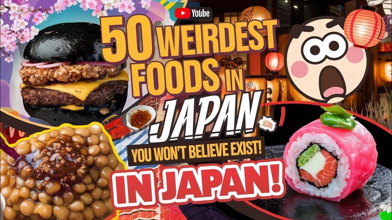 50 Weirdest Foods in Japan You Won't Believe Exist! | Part 1 | - YouTube