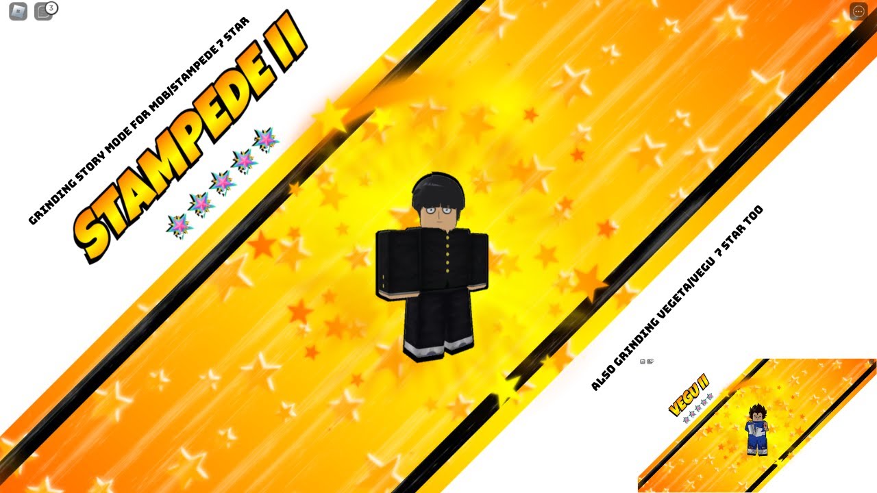 grinding story mode so i can evolve stampede ll (mob 7 star) - YouTube