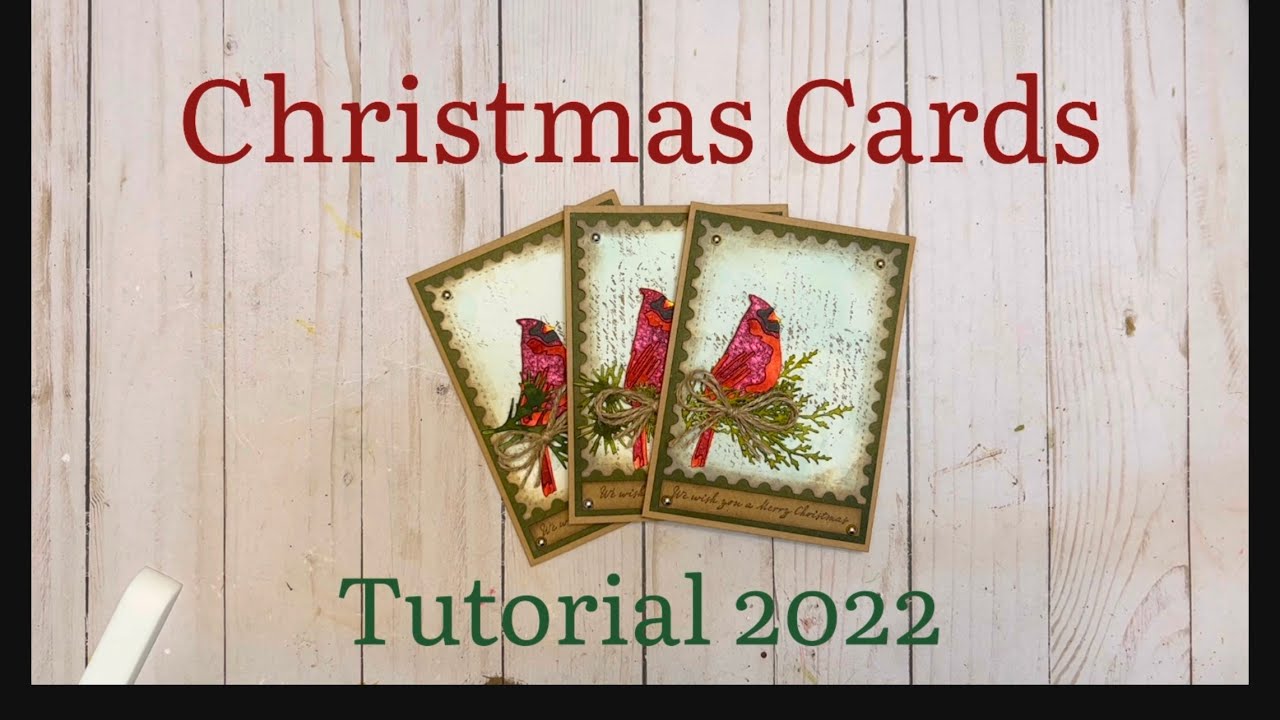 Christmas Card tutorial! - YouTube