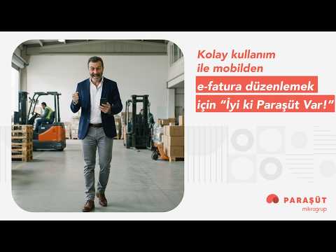 Cep telefonundan e-fatura düzenlemek mi? Paraşüt ile çok kolay!